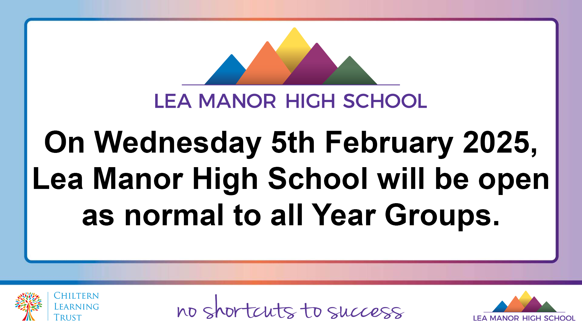 Lea Manor High School